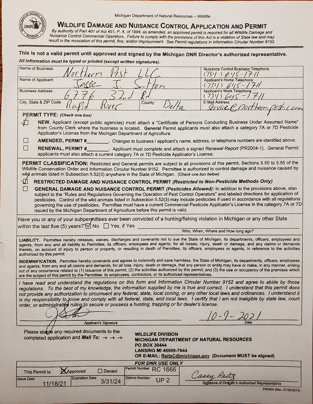 Licensed & Insured to Remove and Repair Wildlife Damage